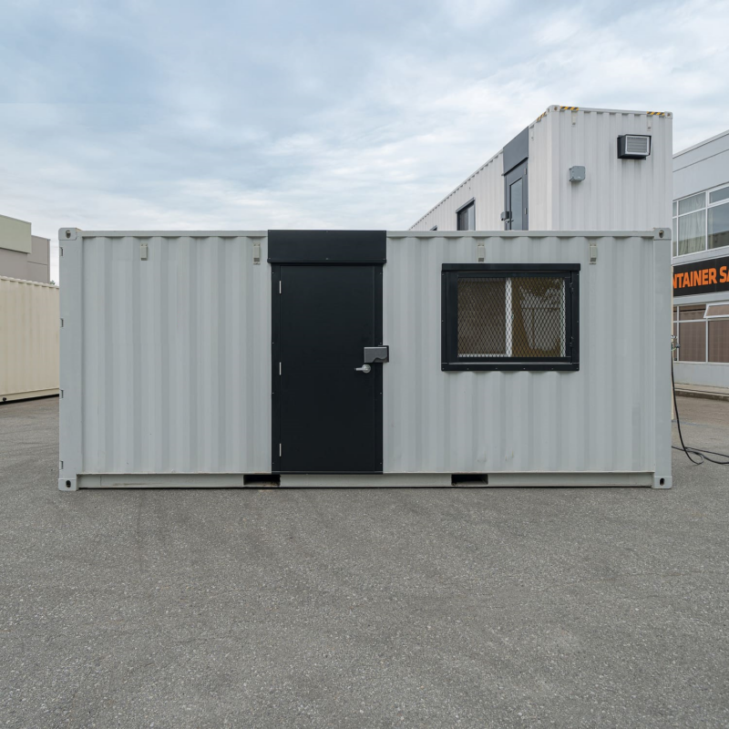 20FT OFFICE AND STORAGE HIGH CUBE CONTAINER – ContainersOasis